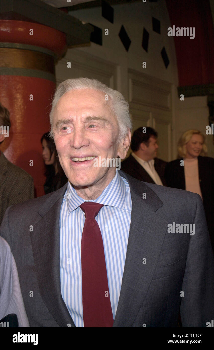LOS ANGELES, CA. December 05, 1999: Actor Kirk Douglas at the Los ...