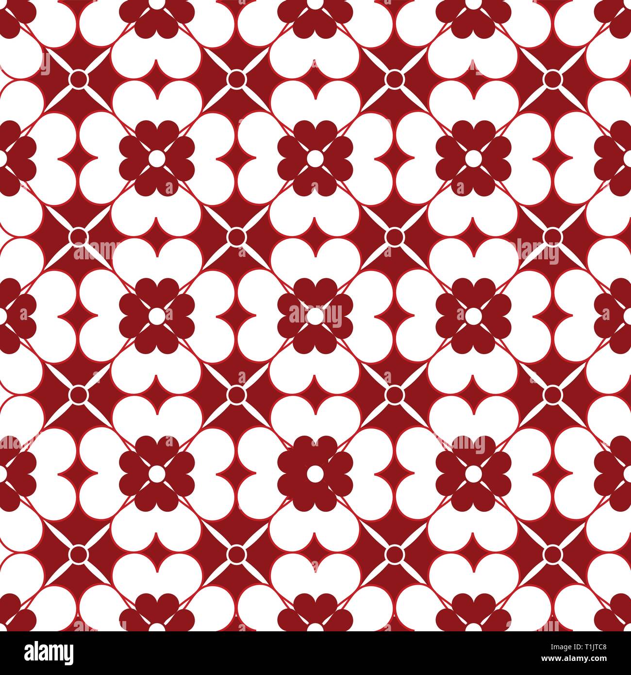 Heart shapes pattern combination in groups & combinations making ...