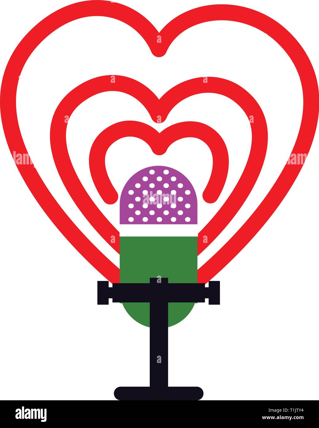 Beating wave Stock Vector Images - Alamy