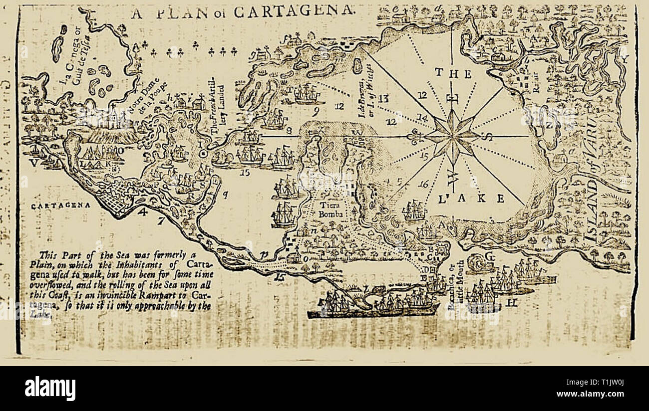 Cartagena Map High Resolution Stock Photography and Images - Alamy