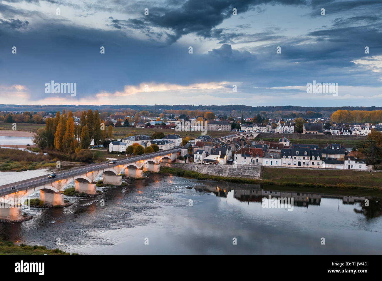 Old french bridge hi-res stock photography and images - Alamy