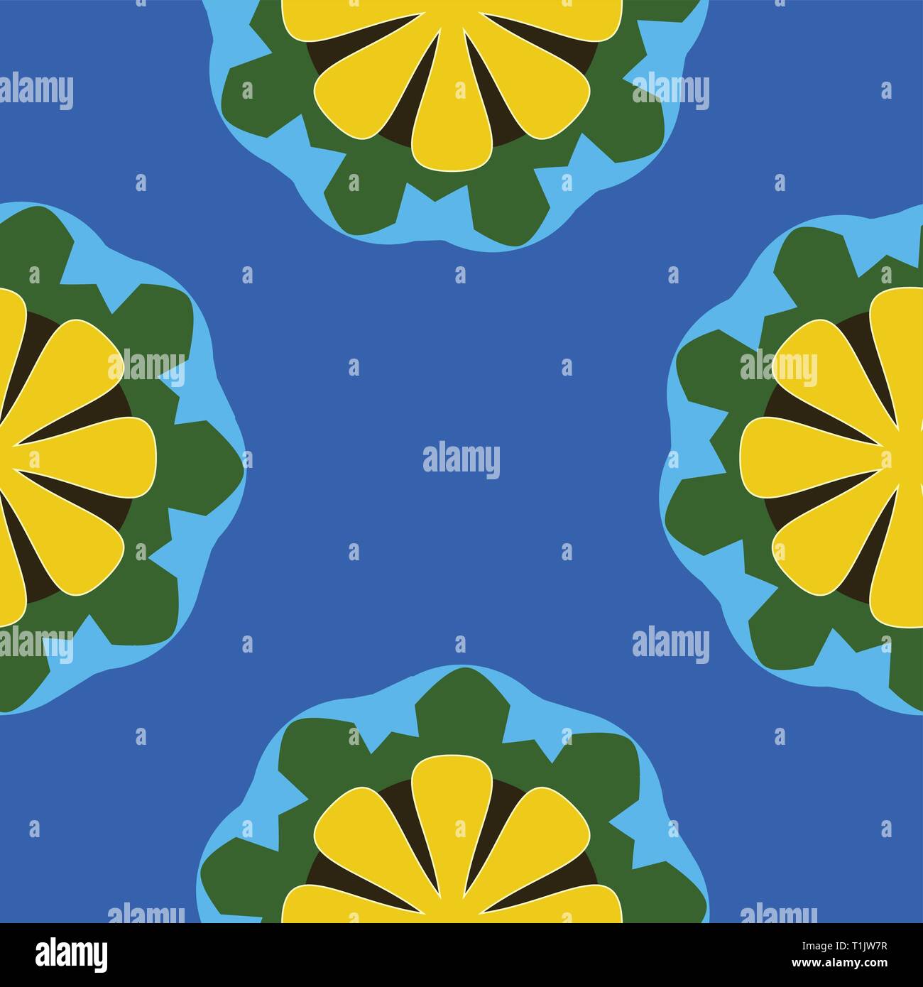 circle with rounded square seamless overlapping wallpaper tile pattern ...