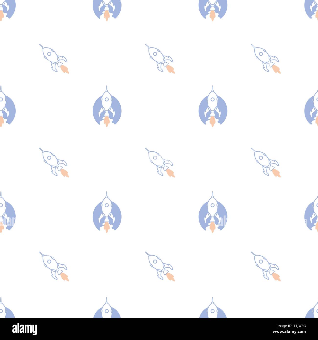 Lightened wallpaper, texture background of rocketships Stock Vector ...