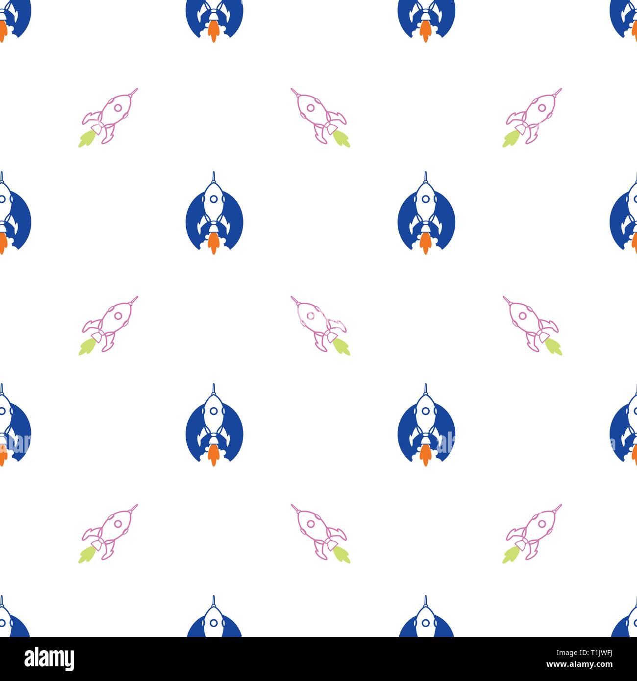 Ship icon seamless pattern Stock Vector Images - Alamy