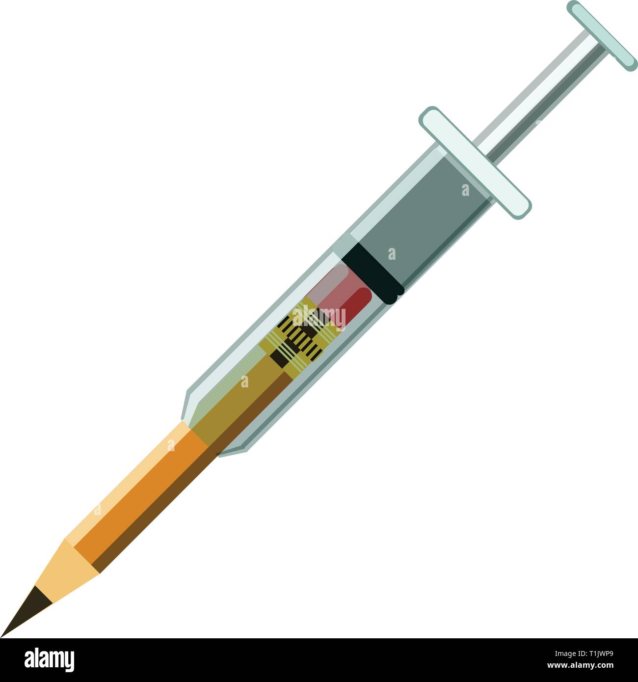 Health syringe Stock Vector Images - Alamy