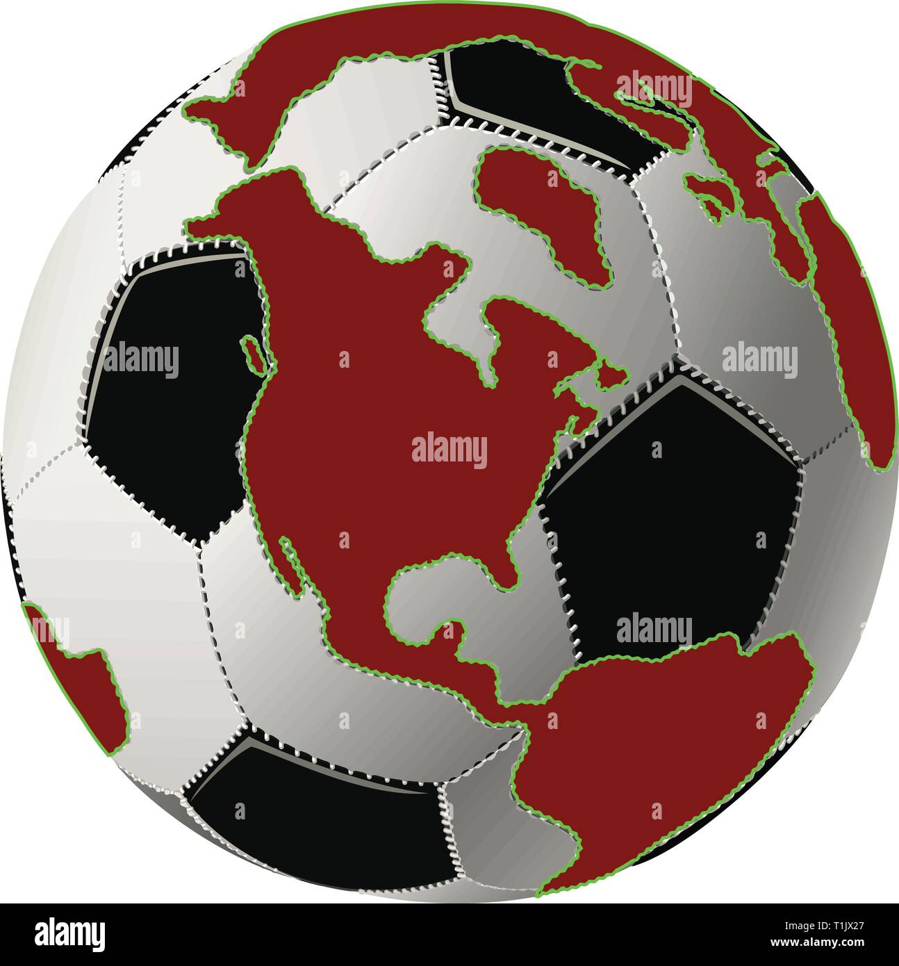 Football soccer vector sport Stock Vector Images - Alamy