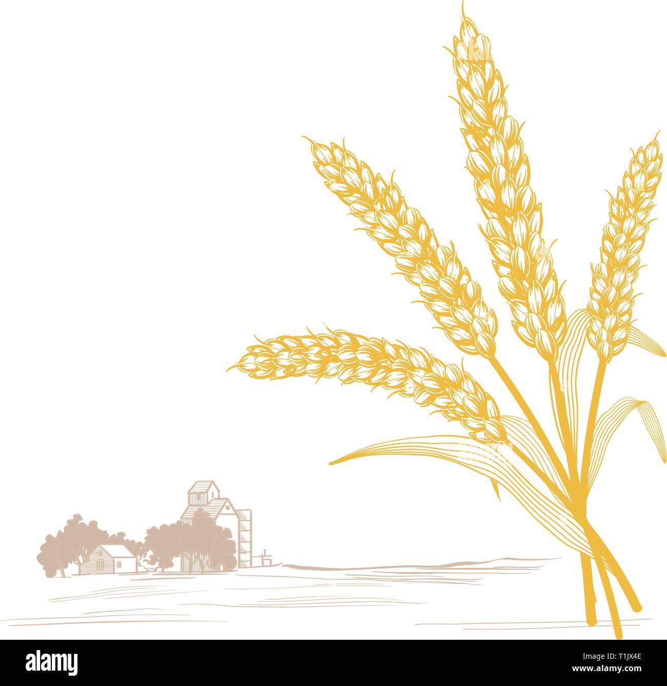 Landscape view autumn icon Cut Out Stock Images & Pictures - Alamy