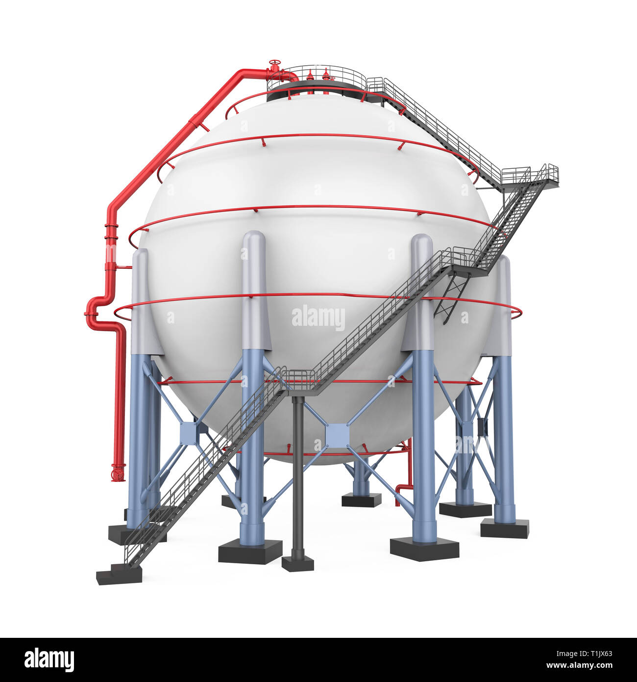 Spherical storage tank hi-res stock photography and images - Alamy