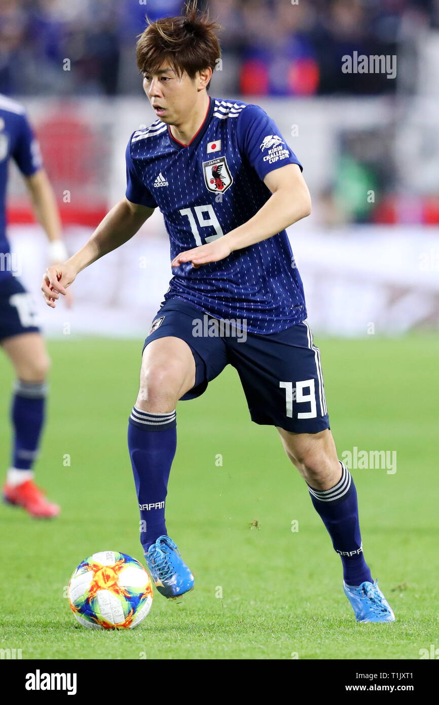 Hyogo, Japan. 26th Mar, 2019. Koki Anzai (JPN) Football/Soccer : KIRIN ...
