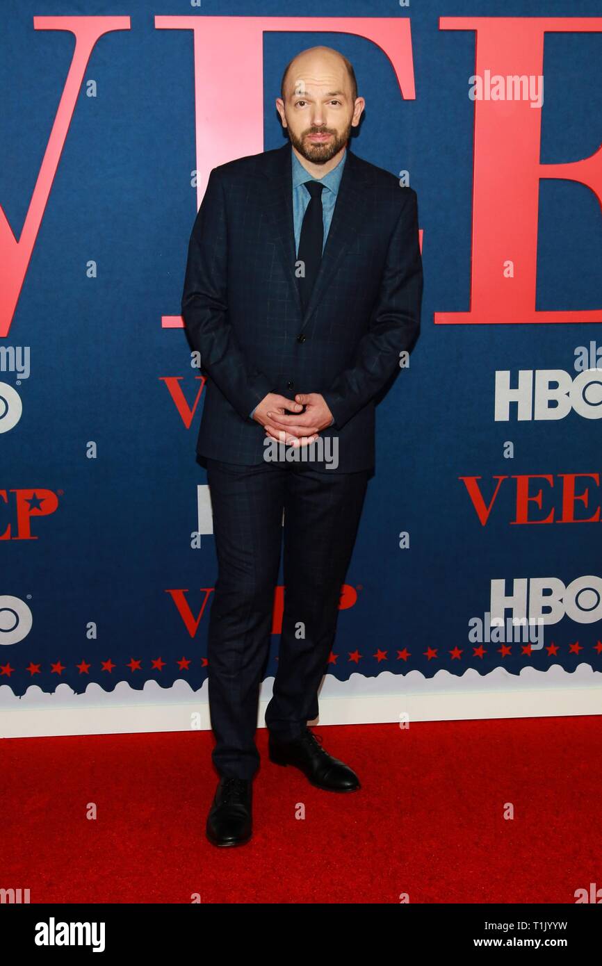New York, NY, USA. 26th Mar, 2019. Paul Scheer at arrivals for VEEP ...