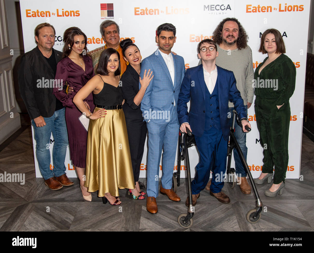 (L to R) Tom Binns, Shila Iqbal, Natalie Davies, Darshan Jariwala ...