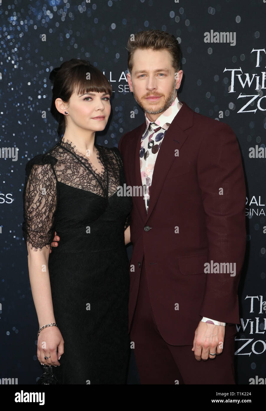 Los Angeles, USA. 26th Mar 2019. Ginnifer Goodwin, Josh Dallas, arrives ...