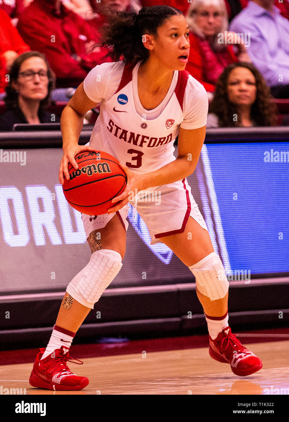 Stanford, CA, USA. 25th Mar, 2019. A. Stanford guard Anna Wilson (3 ...