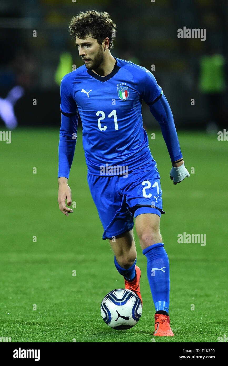 Rome, Italy. 26th Mar, 2019. Manuel Locatelli Football friendly match ...