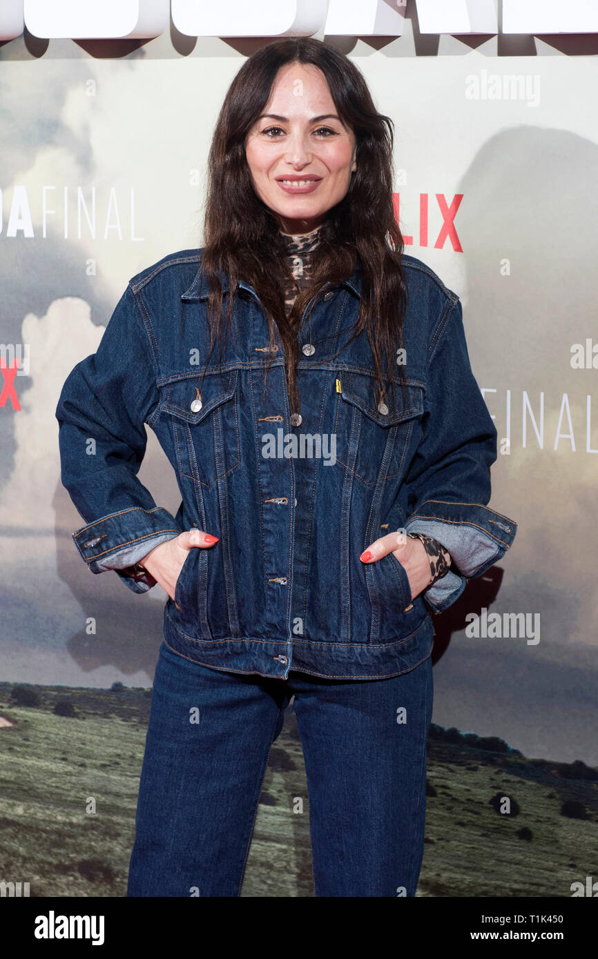 Maria Escote at the premiere of the Netflix movie 'Emboscada Final/The ...