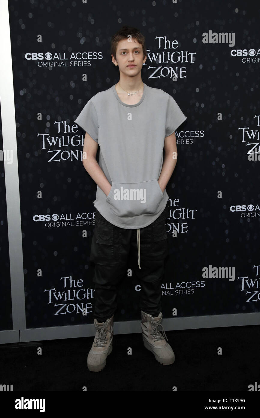 Los Angeles, CA, USA. 26th Mar, 2019. LOS ANGELES - MAR 26: Percy Hynes ...