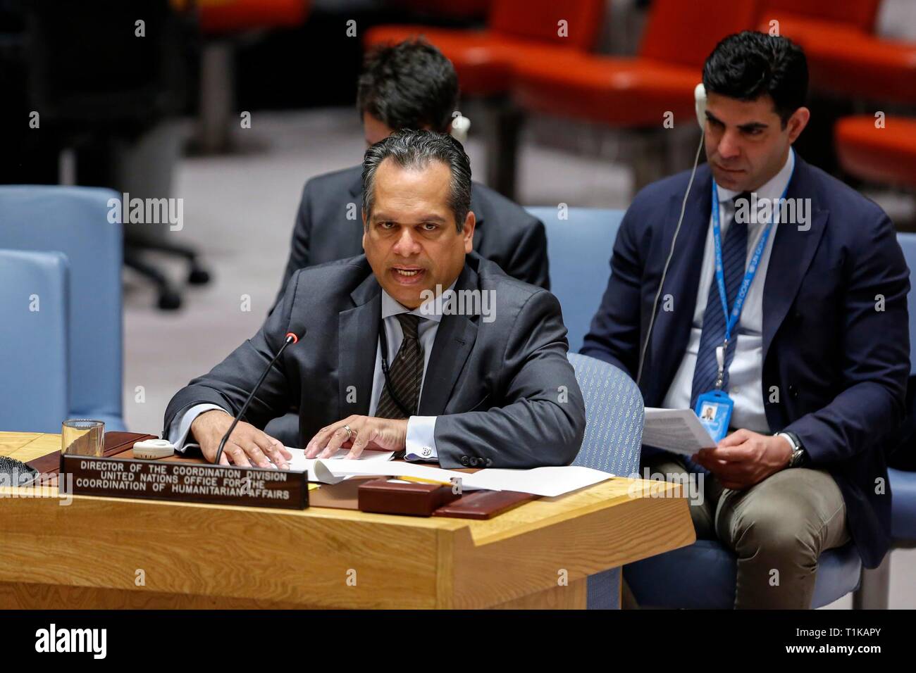 United Nations, UN headquarters in New York. 27th Mar, 2019. Ramesh ...