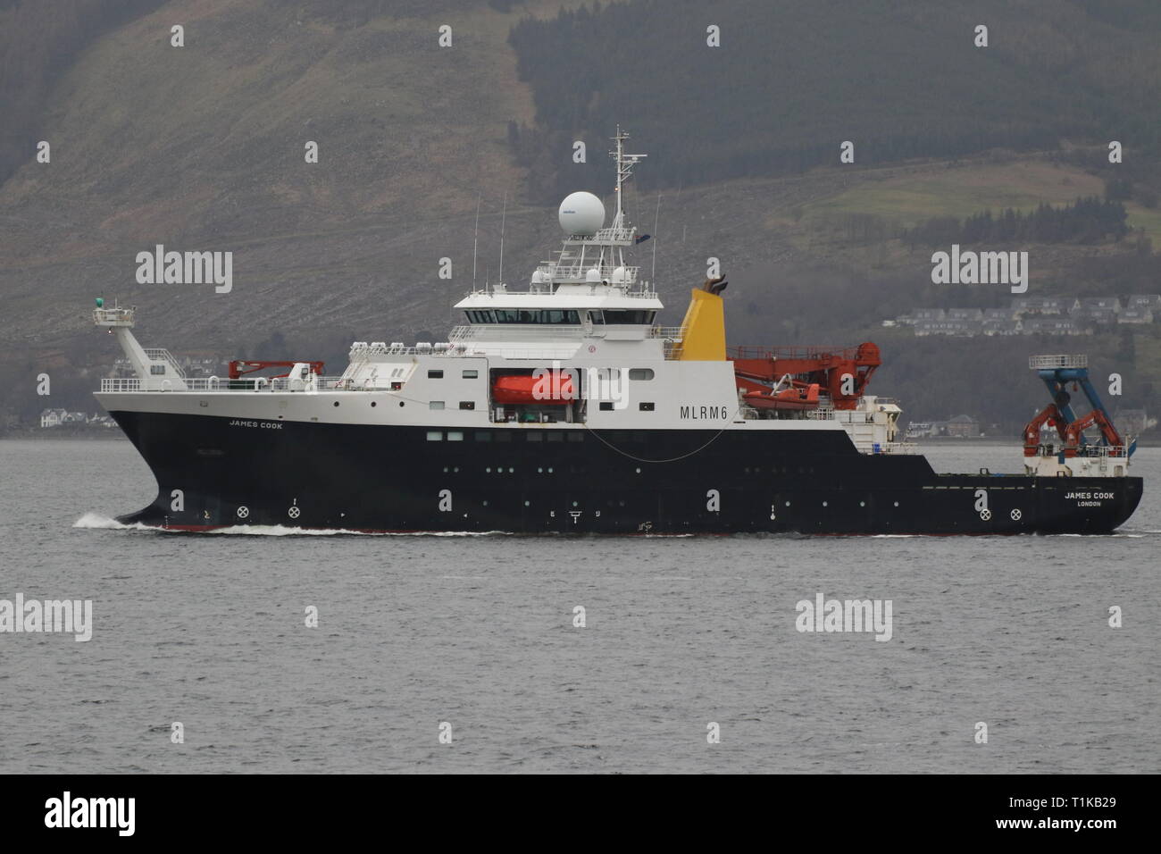 RRS James Cook, a research vessel operated by the Natural Environment ...