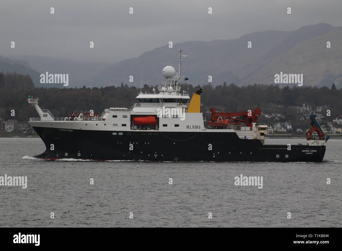 RRS James Cook, a research vessel operated by the Natural Environment ...