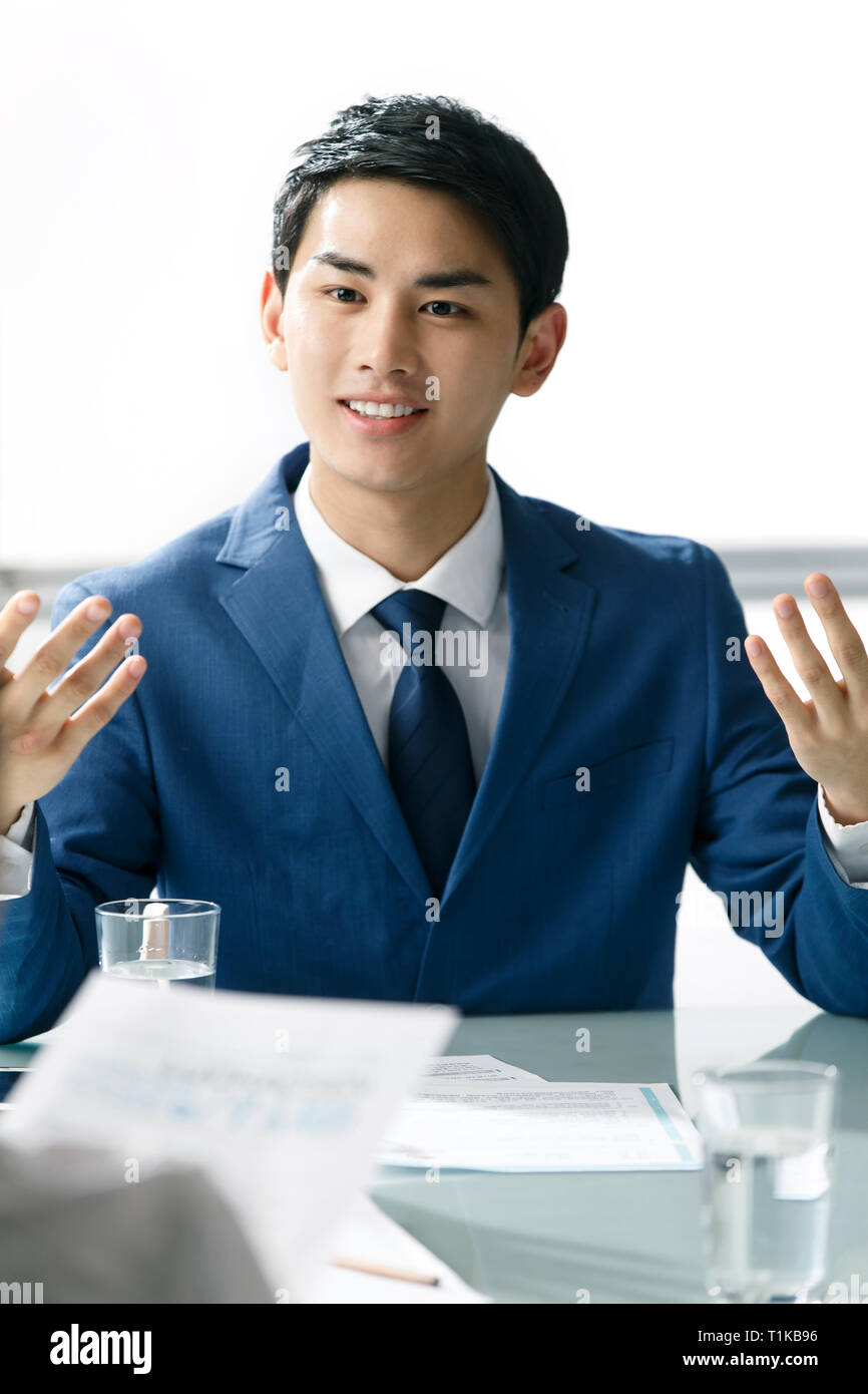 Business men in the office Stock Photo - Alamy