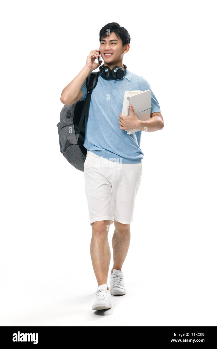 A young college boys Stock Photo - Alamy