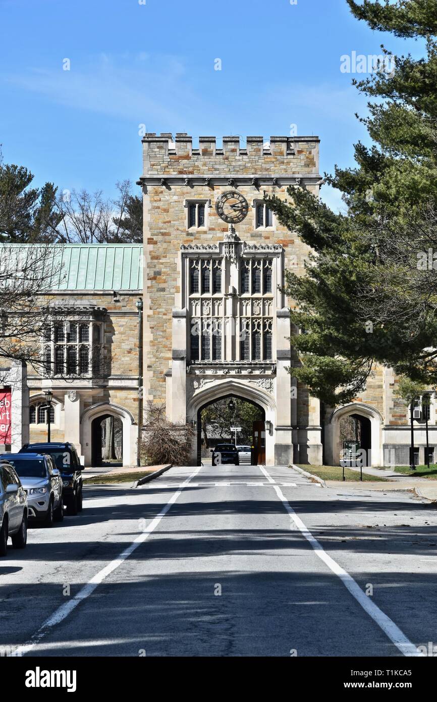 Vassar College, one of the Seven Sisters, located in Poughkeepsie ...