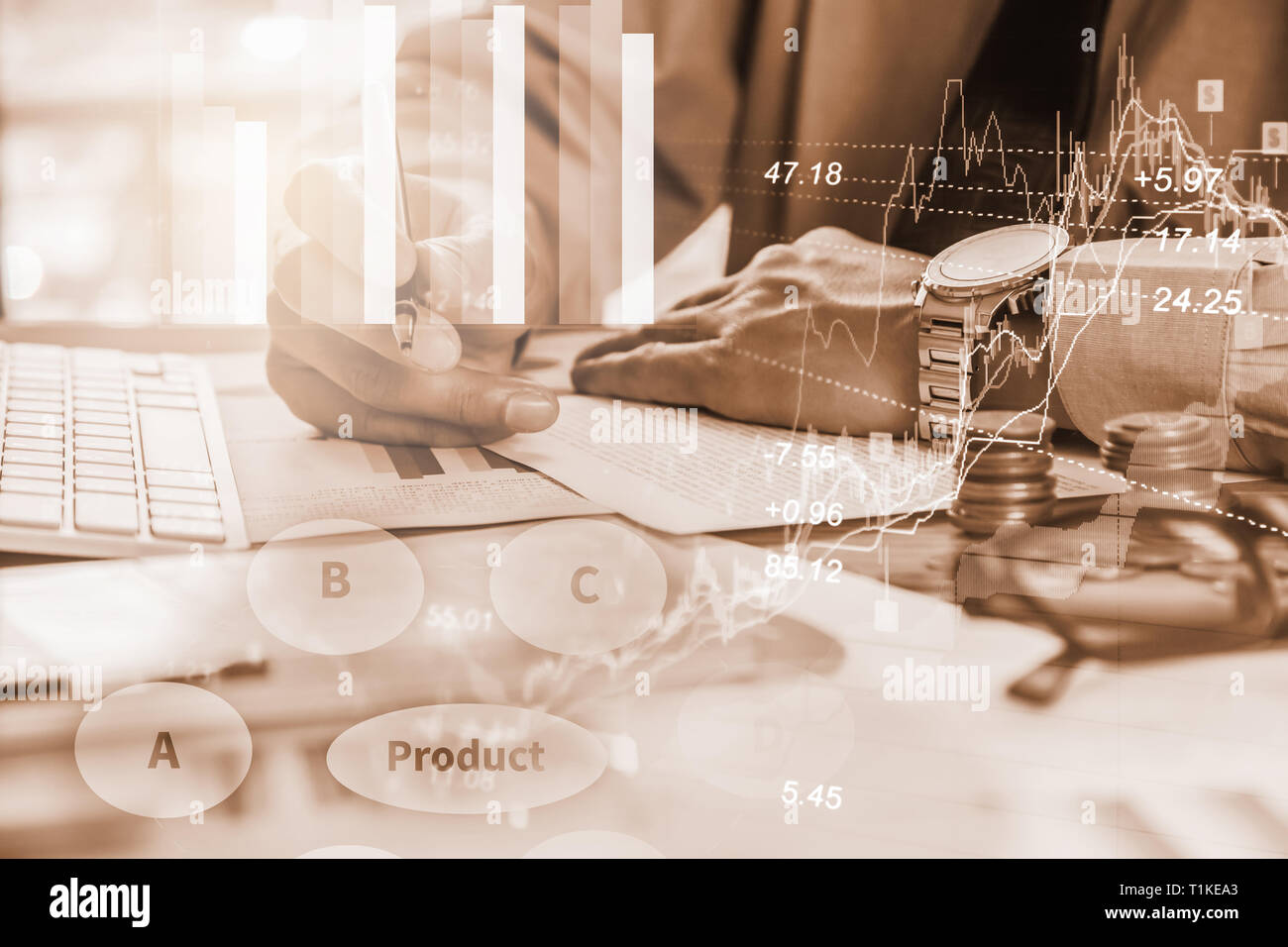 Global economy trends hi-res stock photography and images - Alamy