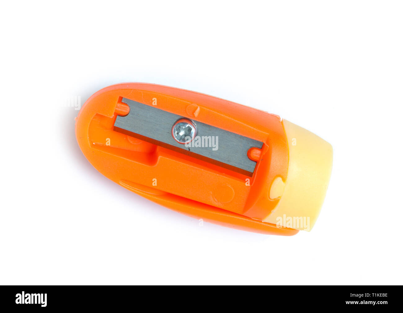pencil sharpener on a white background Stock Photo - Alamy
