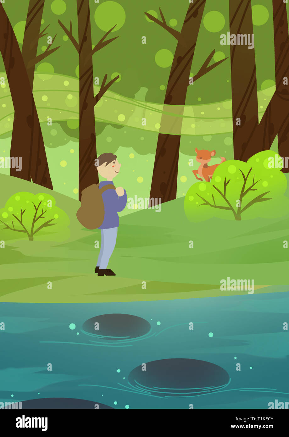 Adventure illustrations hi-res stock photography and images - Alamy