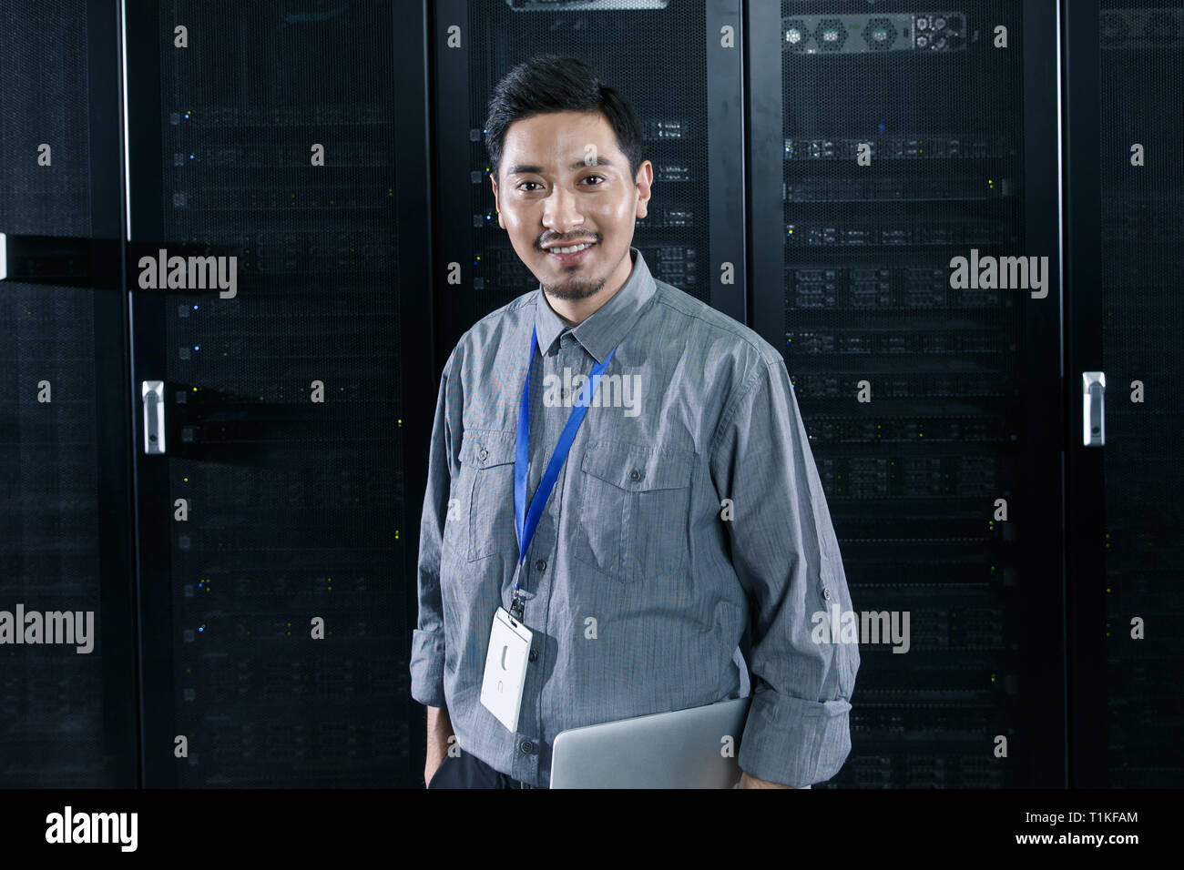 Technical personnel in the maintenance room inspection Stock Photo - Alamy
