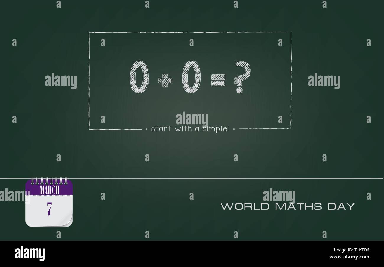 Postcard for holiday - World Maths Day. Start with a simple Stock ...