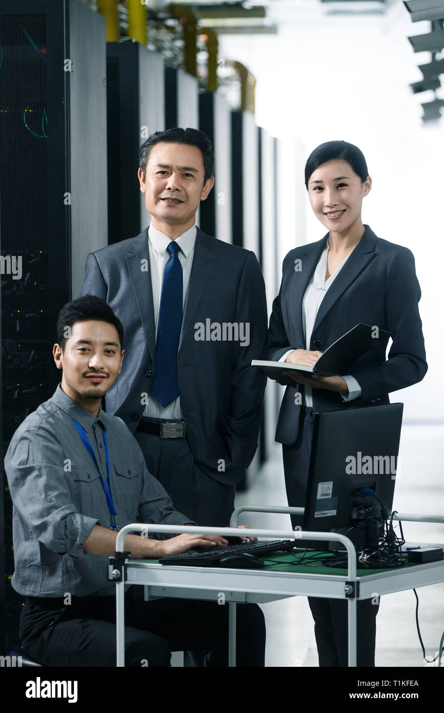 Technical personnel in the maintenance room inspection Stock Photo - Alamy