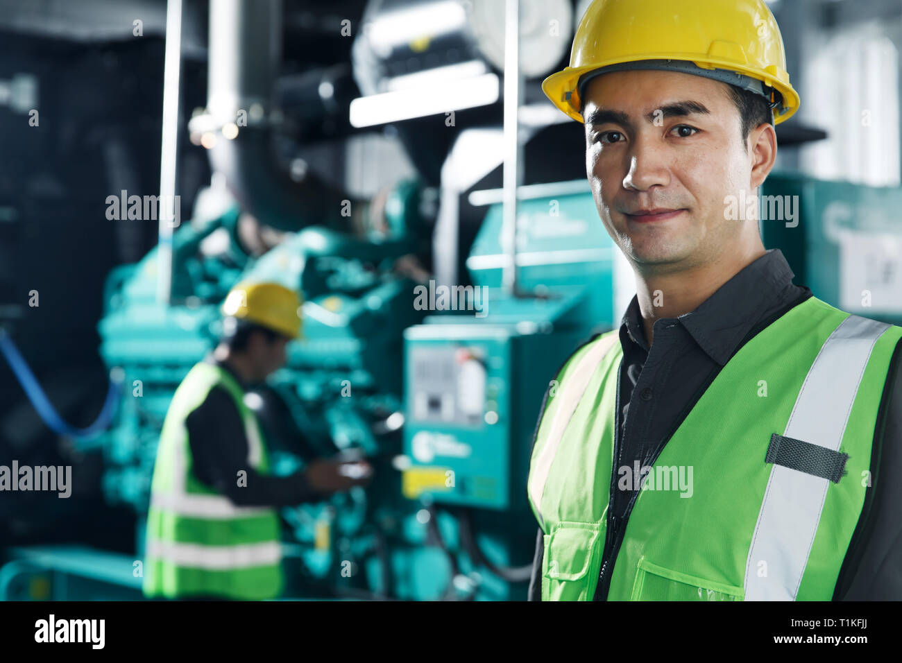 Technical personnel in the factory Stock Photo - Alamy