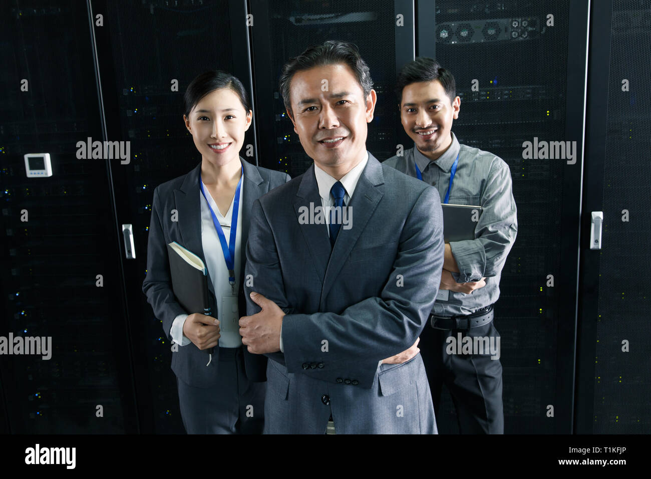 Technical personnel in the maintenance room inspection Stock Photo - Alamy