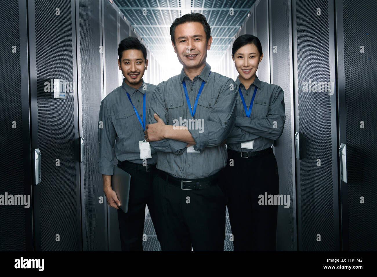 Technical personnel in the maintenance room inspection Stock Photo - Alamy