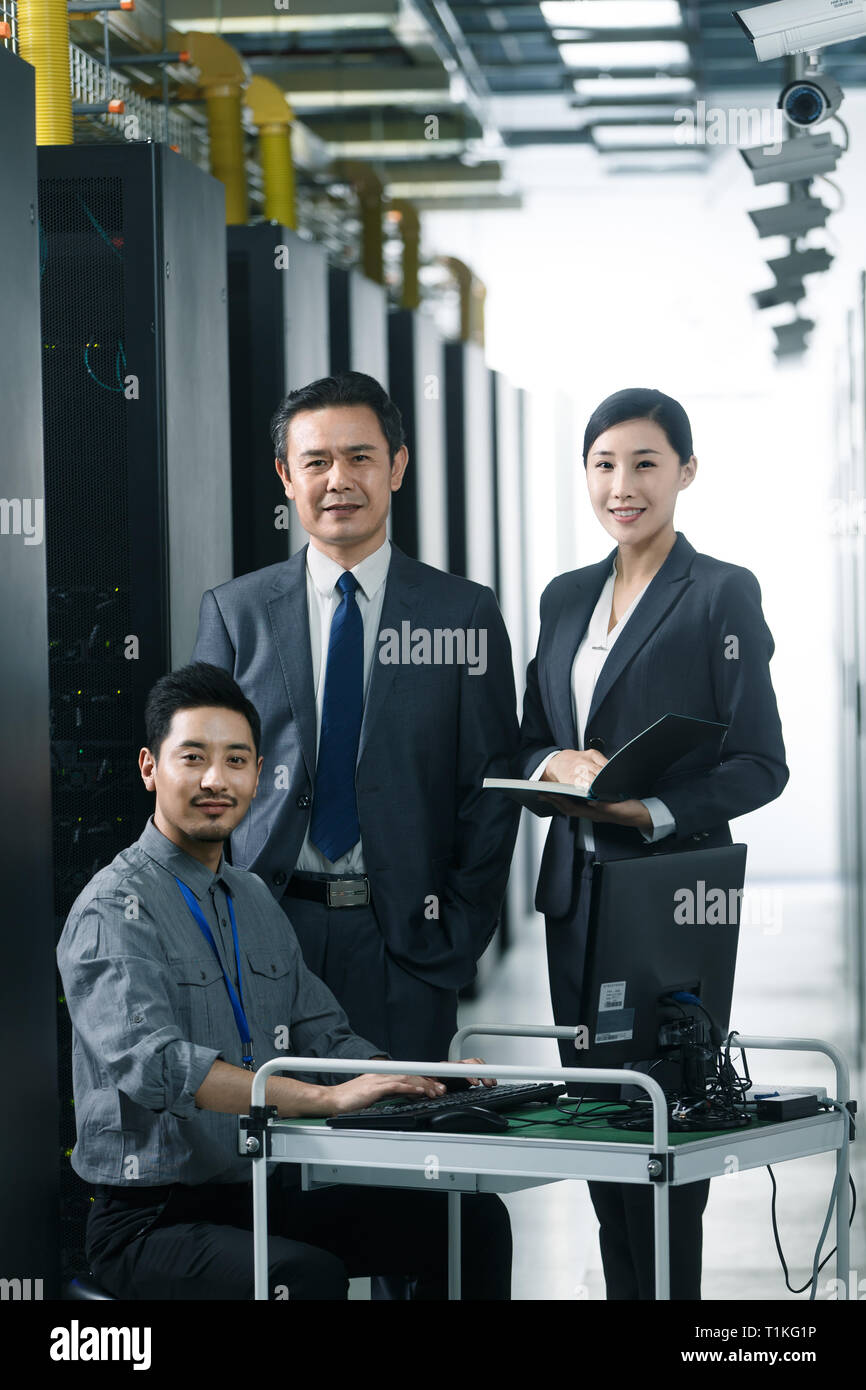 Technical personnel in the maintenance room inspection Stock Photo - Alamy