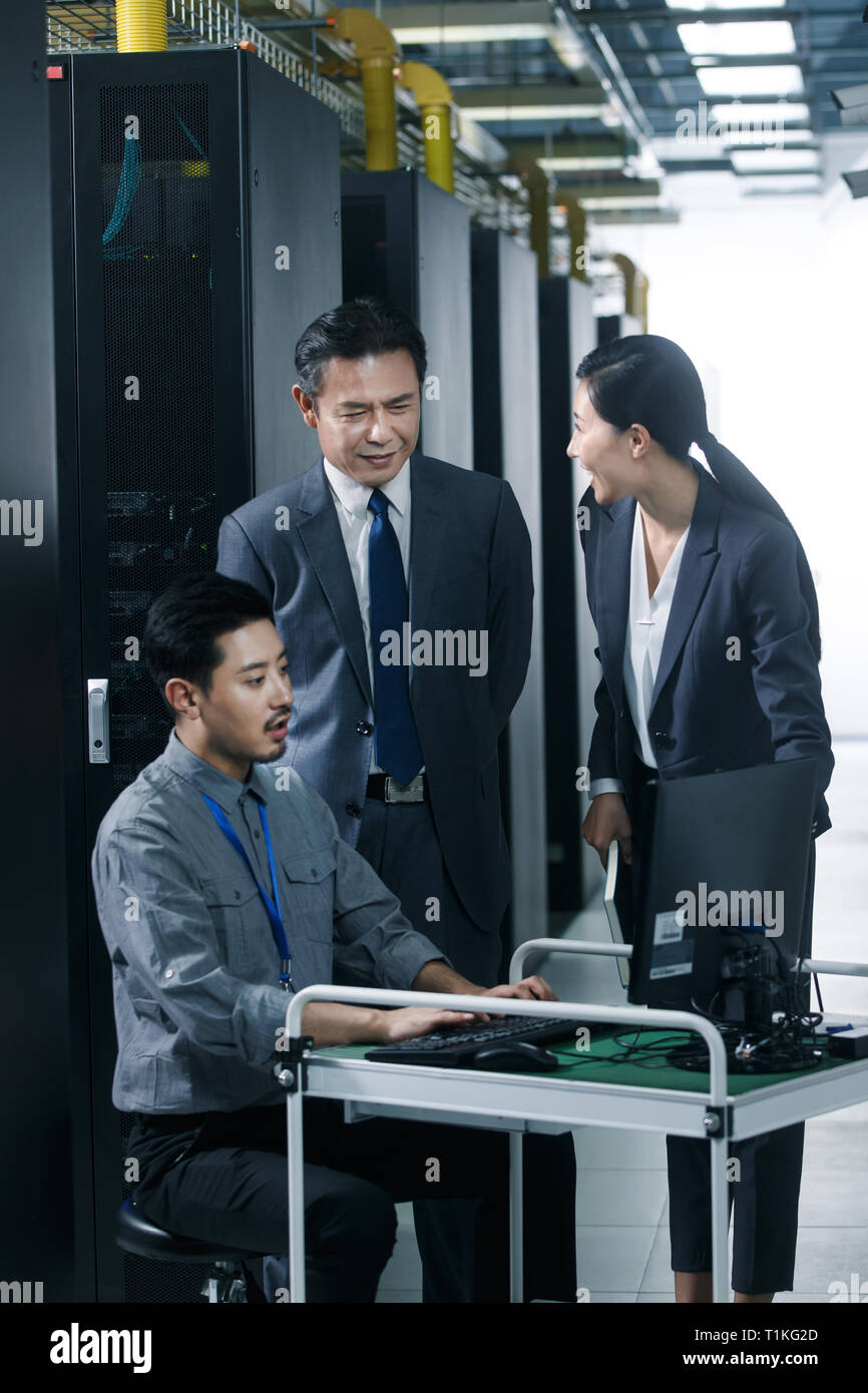 Technical personnel in the maintenance room inspection Stock Photo - Alamy
