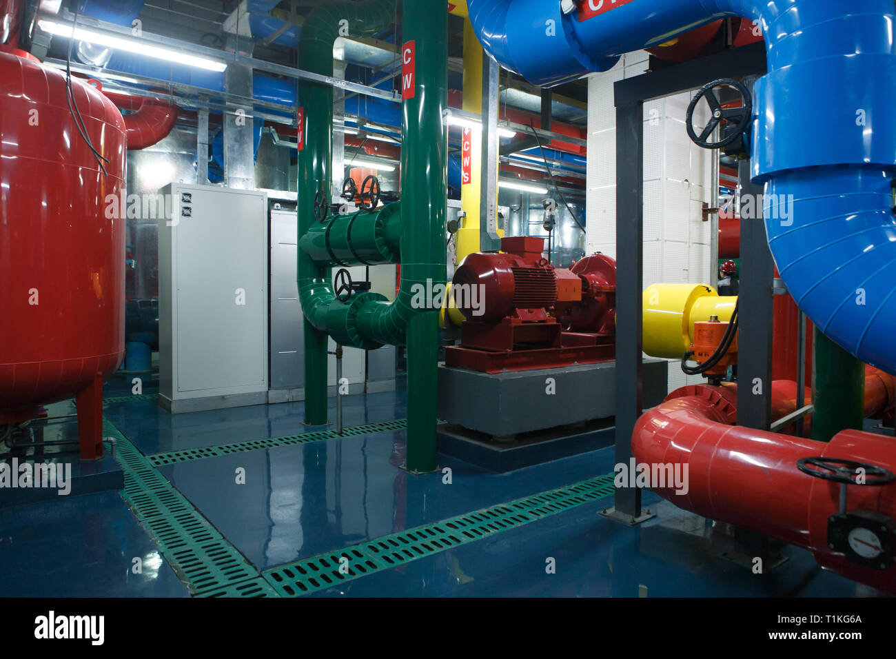 Plant cooling chamber Stock Photo - Alamy