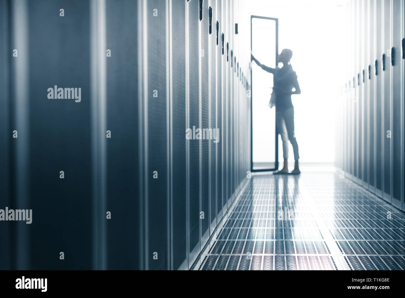 Technical personnel in the maintenance room inspection Stock Photo - Alamy