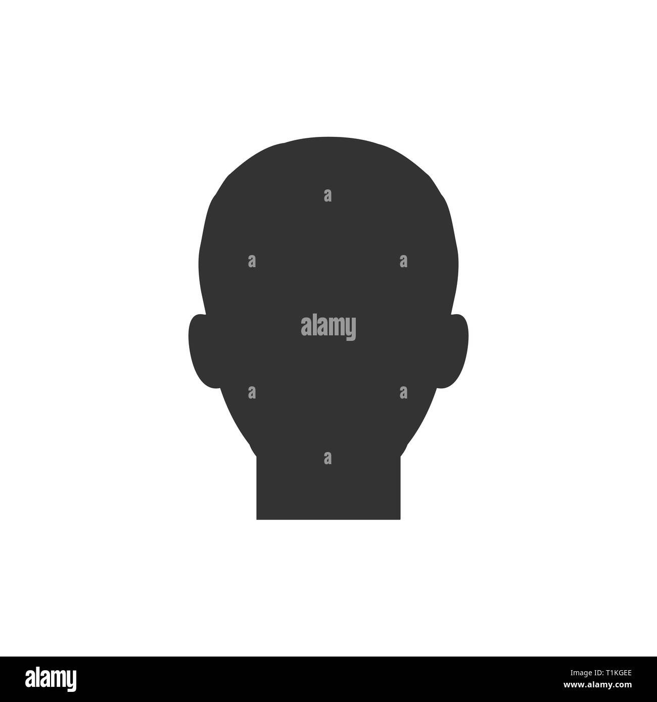 Vector illustration, flat design. Head people profile icon Stock Vector ...