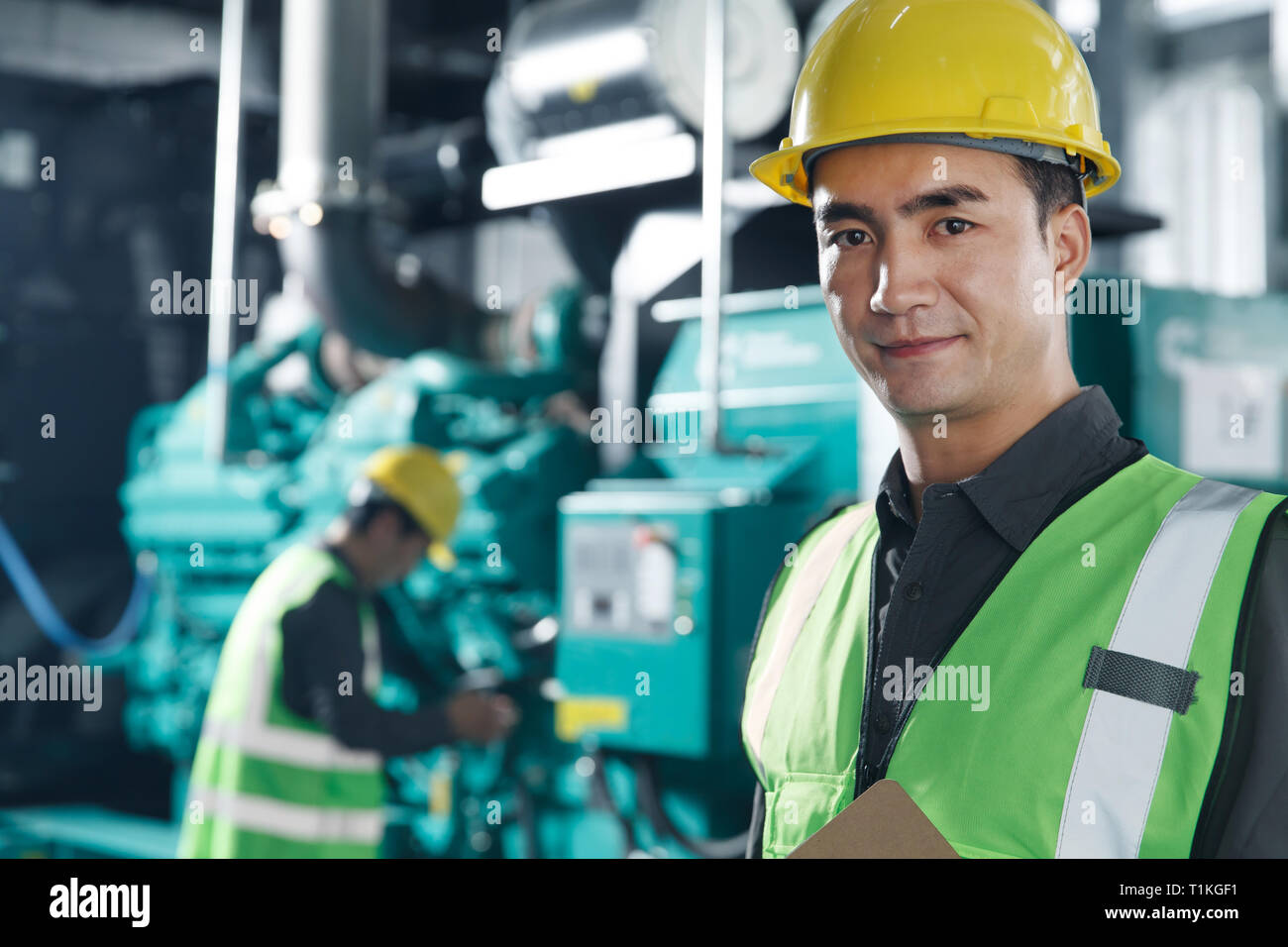 Technical personnel in the factory Stock Photo - Alamy
