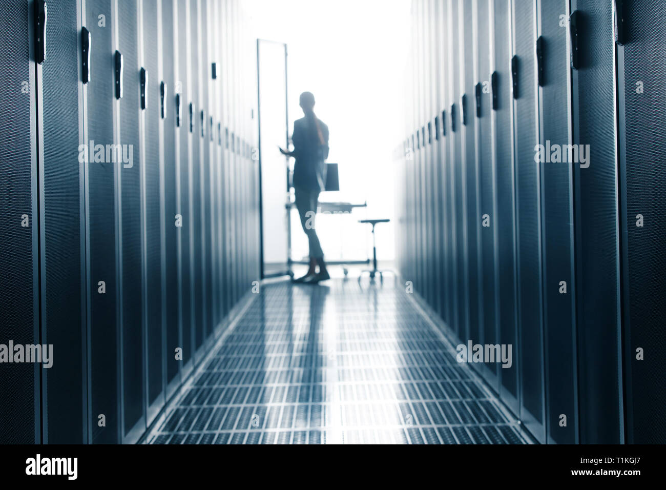 Technical personnel in the maintenance room inspection Stock Photo - Alamy