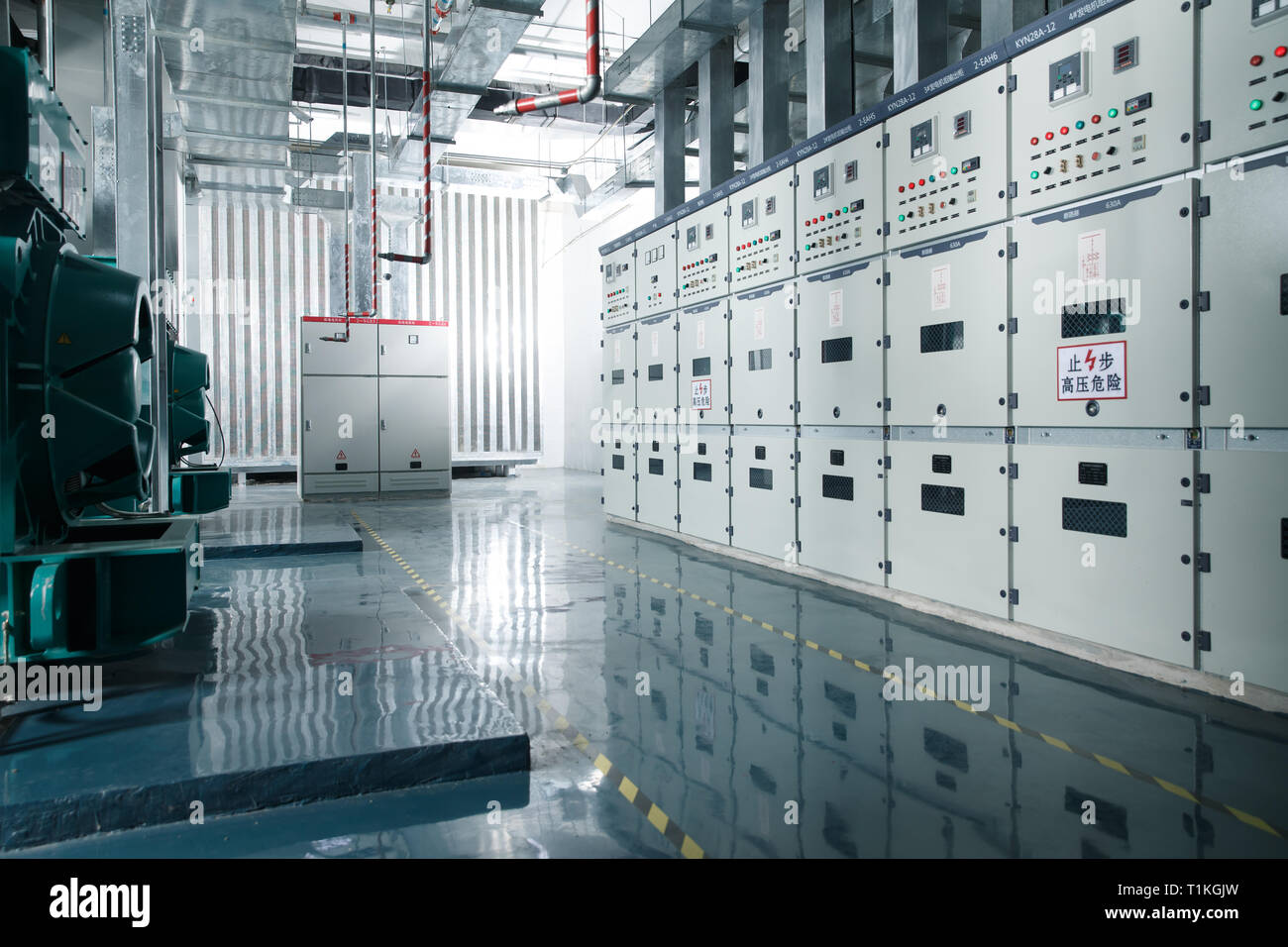 Factory voltage chamber Stock Photo - Alamy