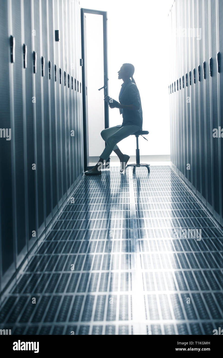 Technical personnel in the maintenance room inspection Stock Photo - Alamy