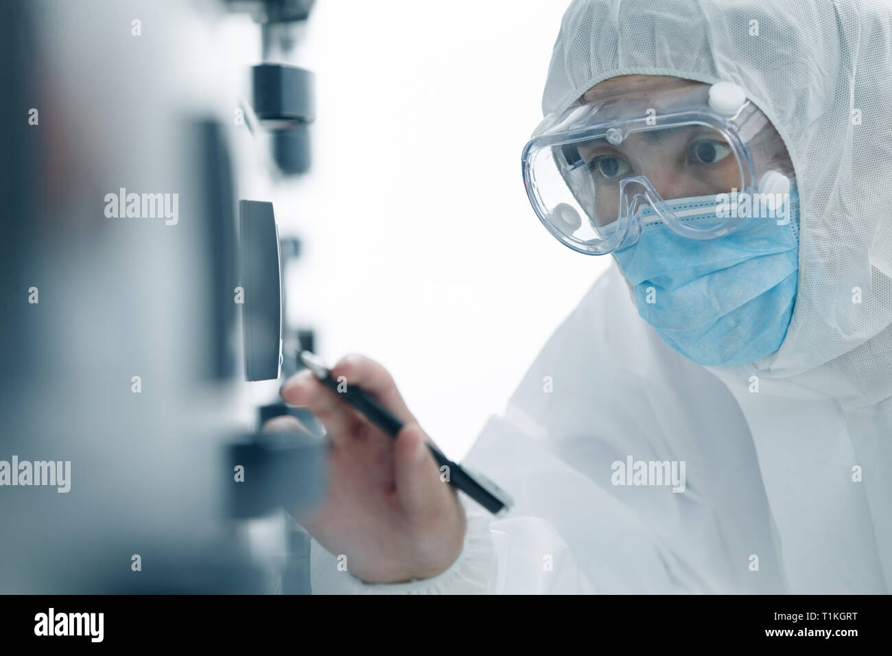 Technical personnel in the work Stock Photo - Alamy