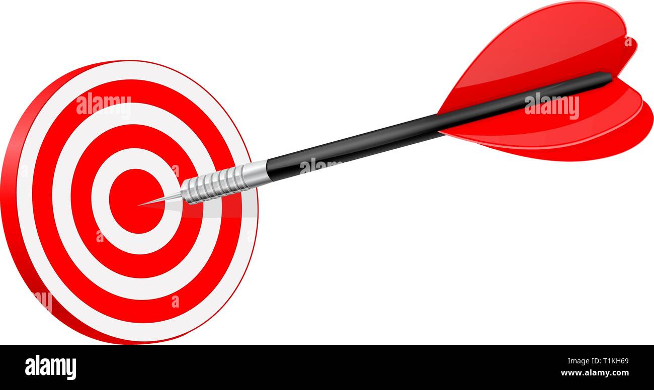 Red dart arrow Stock Vector Images - Alamy