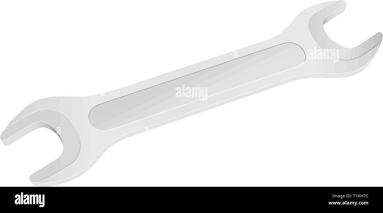 Wrench. Vector 3d illustration isolated Stock Vector Image & Art - Alamy