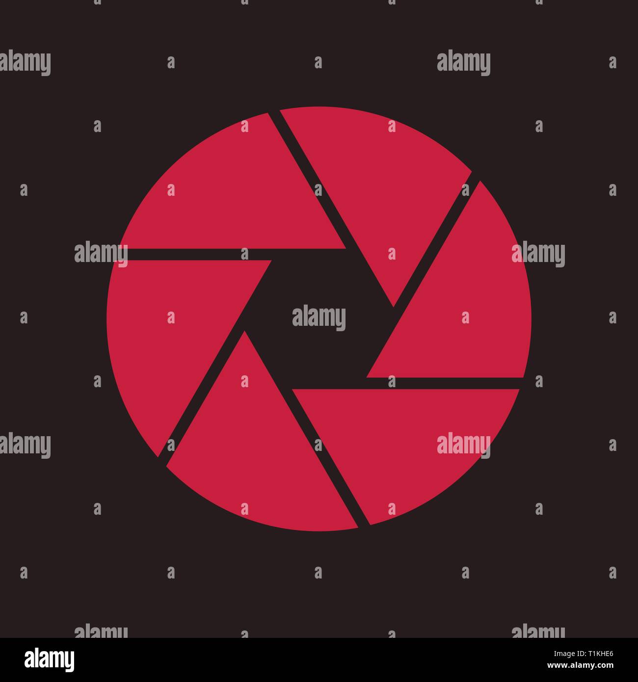 Camera shutter aperture. Vector illustration Stock Vector Image & Art ...