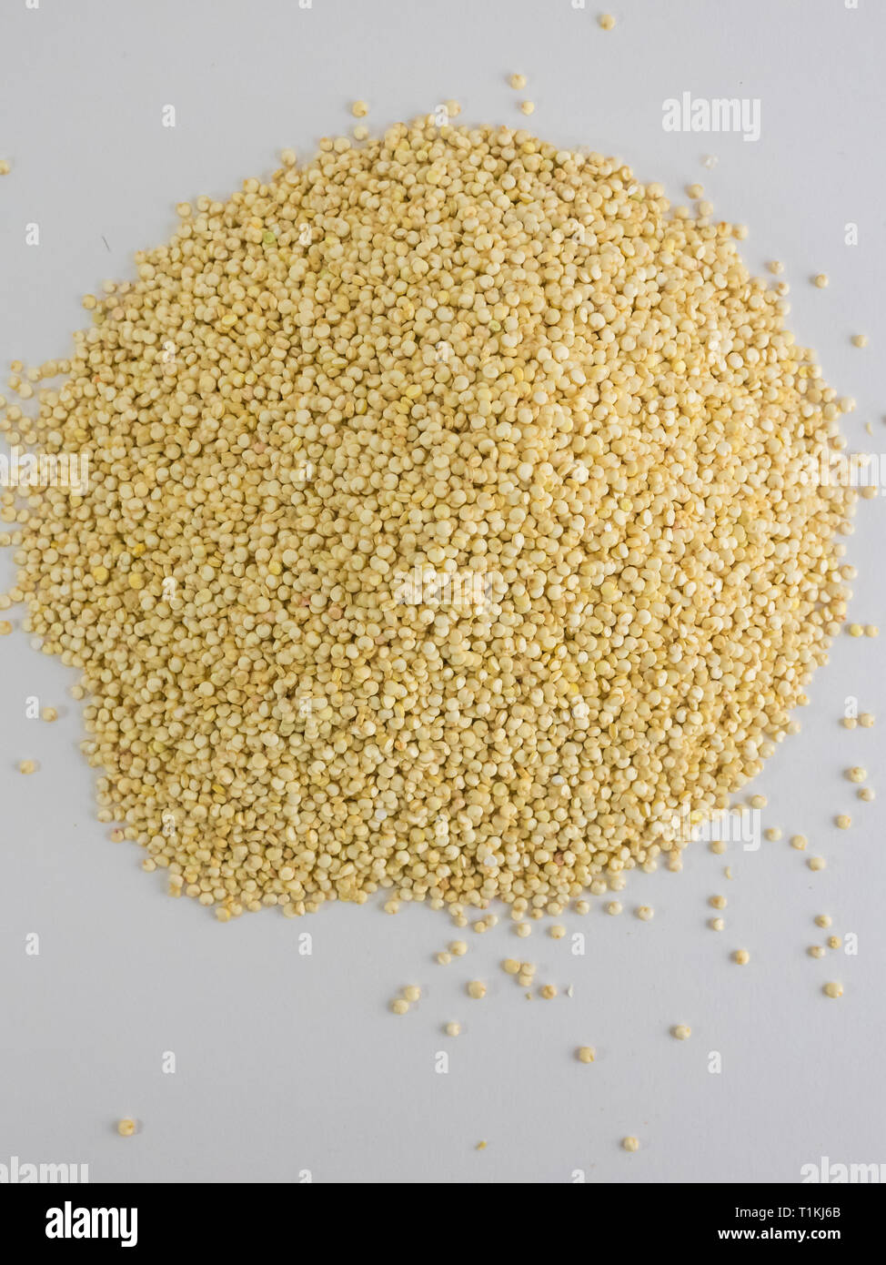 Mountain of Quinoa Seeds, white background of Quinoa seeds. Quinoa ...