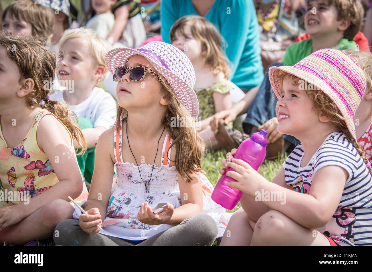 young children watching a performance Stock Photo - Alamy